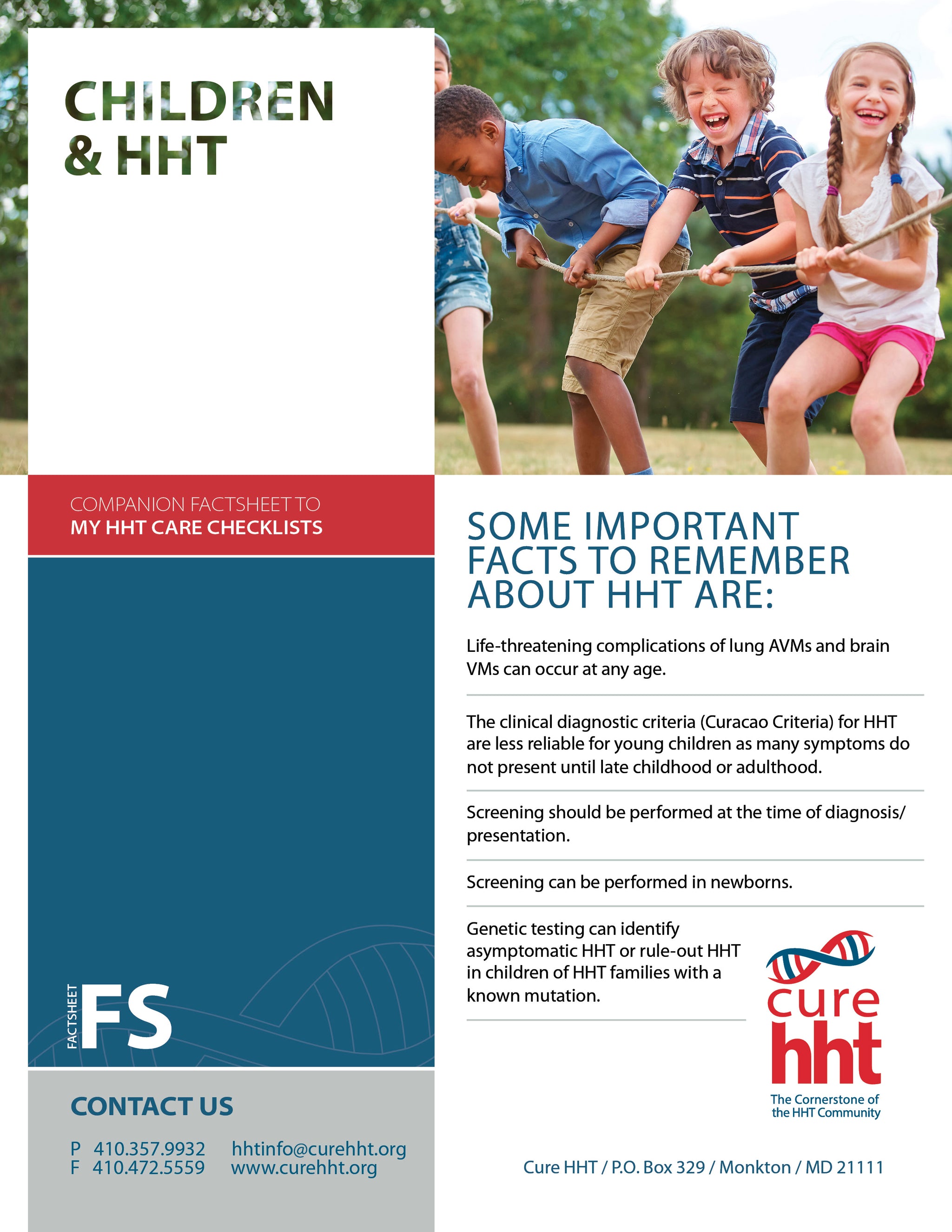 Comprehensive Guide to Managing Your HHT - Booklet – Cure HHT