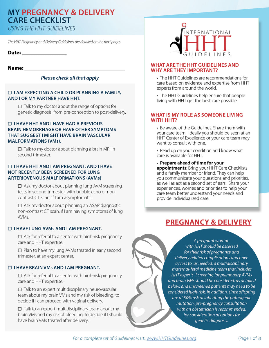 Comprehensive Guide to Managing Your HHT - Booklet – Cure HHT